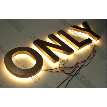 Quality Billboard With LED Light High Vacuum Metallizing Equipment, 3D SS Letters IP for sale