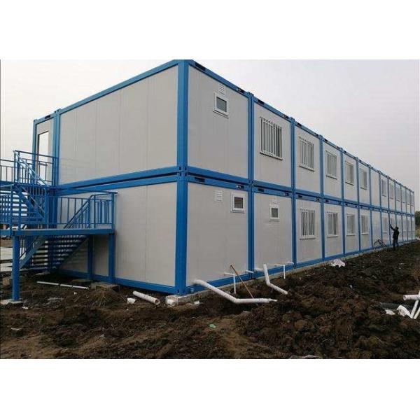 Quality Aluminum Window 40HC Office Flat Pack Container Building for sale