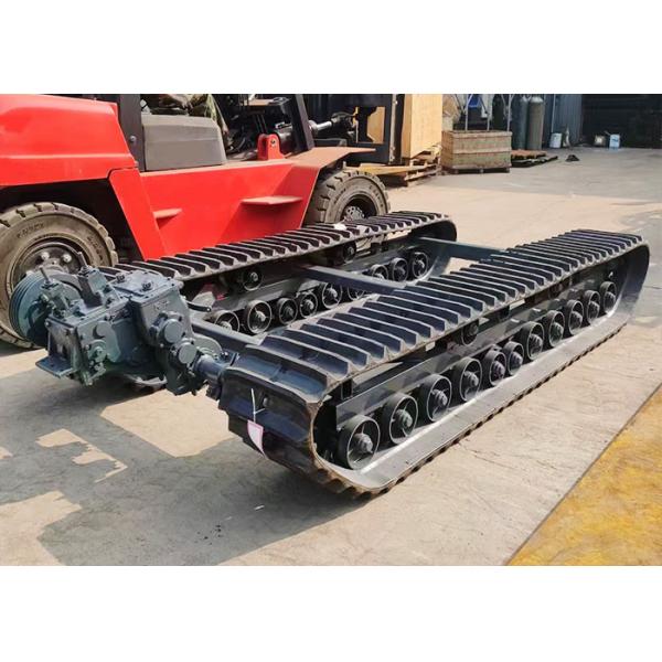 Quality Strong Wheels Rubber Crawler Track Undercarriage For Water Borehole Drilling for sale