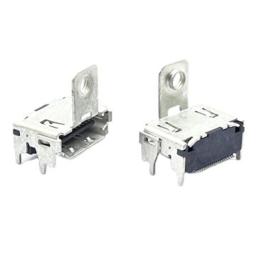 Quality 0.5AMP STD HDMI Jack Connector HDMI Socket Replacement RA AF SMT for sale