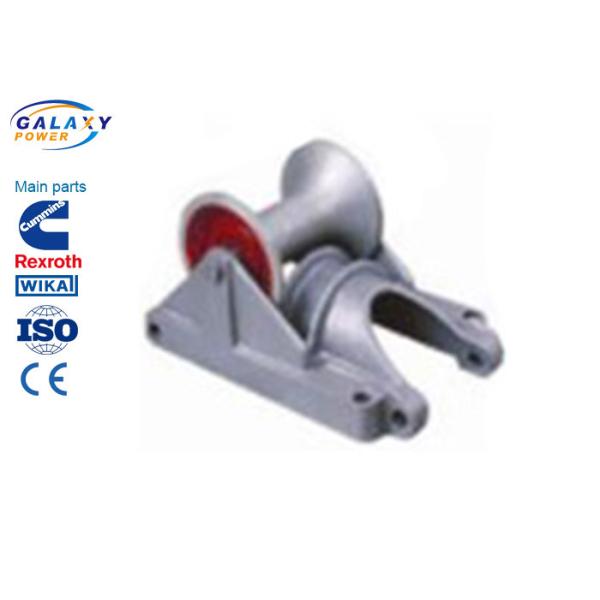 Quality Aluminum Nylon Wheel Conductor Stringing Blocks Straight Line Ground Cable Pulley 150-200mm for sale