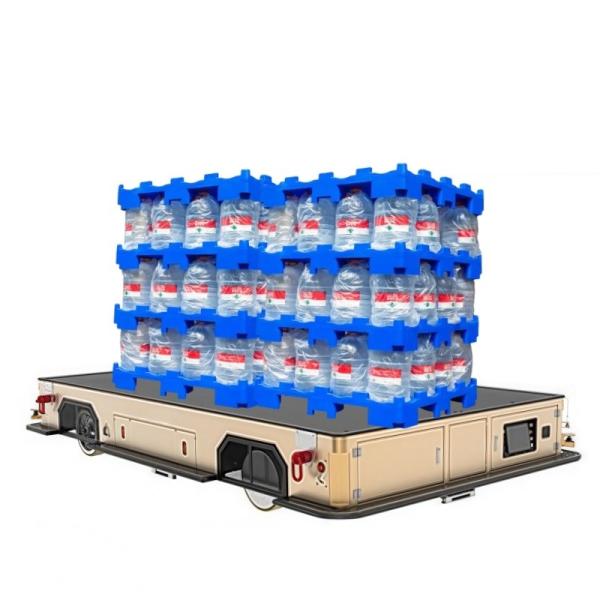 Quality Supplier Jaten Warehouse Autonomous Cars 50T Heavy Duty AGV Robot Material for sale