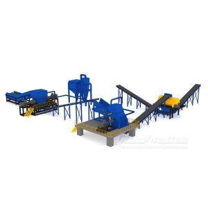 Quality Scrap Production Line For Crushing Of Waste Light Steel And Thin Materials for sale