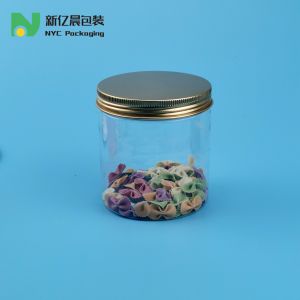 Quality Customize 150M 180ml 200ml Clear Plastic Food Jars With Lids for sale