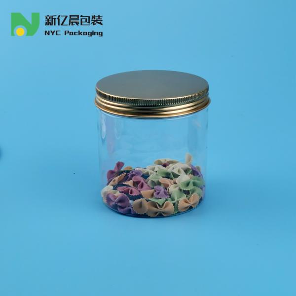 Quality Customize 150M 180ml 200ml Clear Plastic Food Jars With Lids for sale