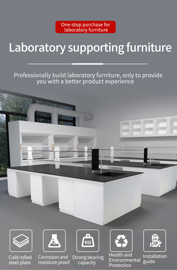 Factory Direct Price Phenolic Resin Top All Side Lab Steel Side Bench Thickness Standard Laboratory Table Dimensions