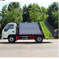 Quality Foton 115hp Waste Compactor Truck 4X2 6 Wheels Garbage Bin Truck for sale
