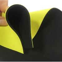 Quality 2 Side Neoprene Coated Nylon For Cover , Sbr 4mm Neoprene Fabric, Elastic Fabric for sale