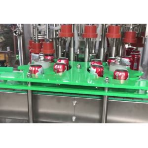 Quality AISI 316L 250ml Aluminum Can Filling Machine With Isobaric Filler Nozzles for sale