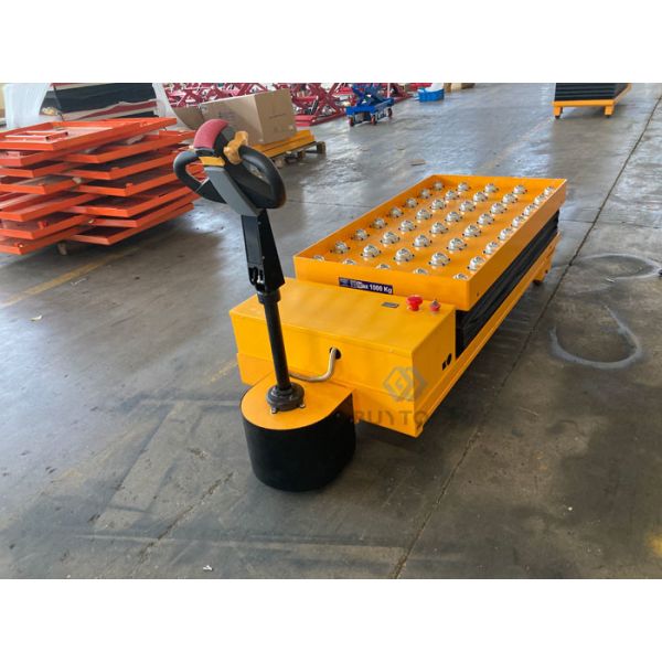 500 Lbs Mobile Lift Tables 4x8 Self Propelled Lift Table Jack Stand ...