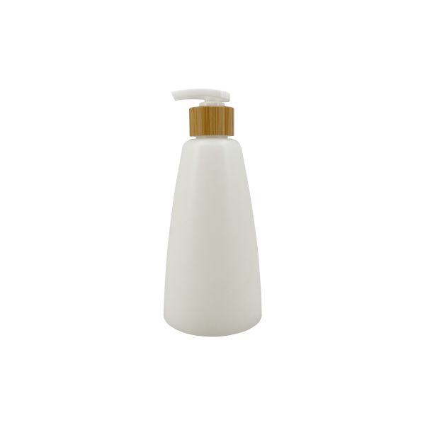 Quality Customizable Plastic Lotion Bottle Conical Matte White Bottle 250ml for sale