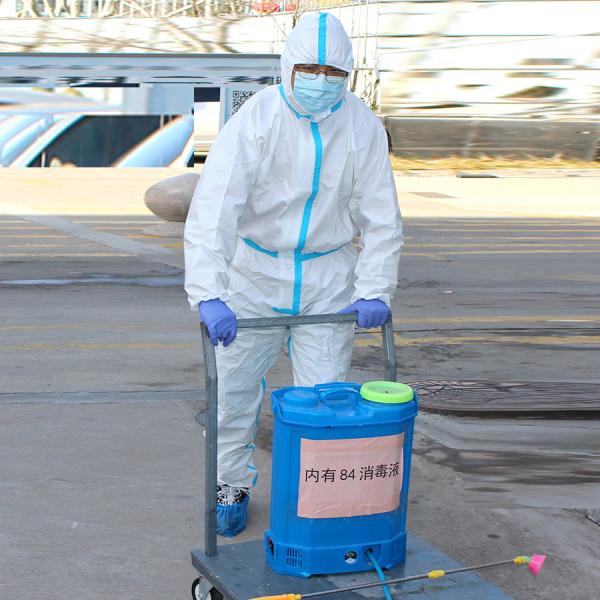 Quality Medical Disposable Coverall Suit 65gsm for sale