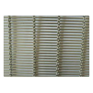 Quality Stainless Steel Architecture Facade Woven Metal Mesh For Building Plain Weave for sale