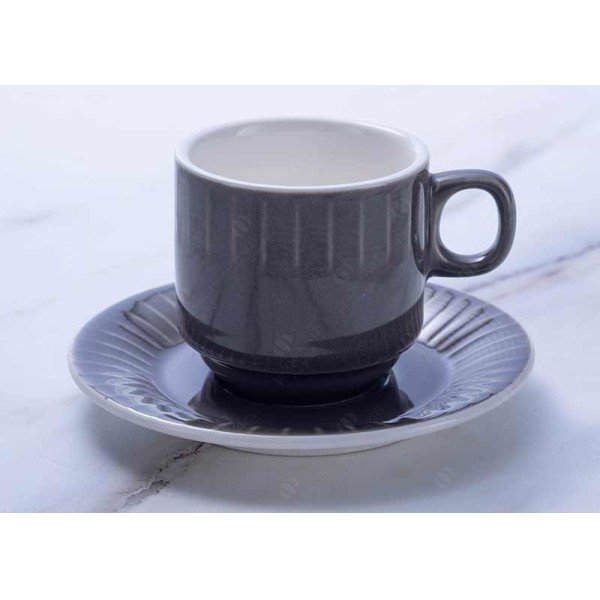 Quality LFGB Fadeless 20Pc Embossed Color Dinnerware Sets for sale
