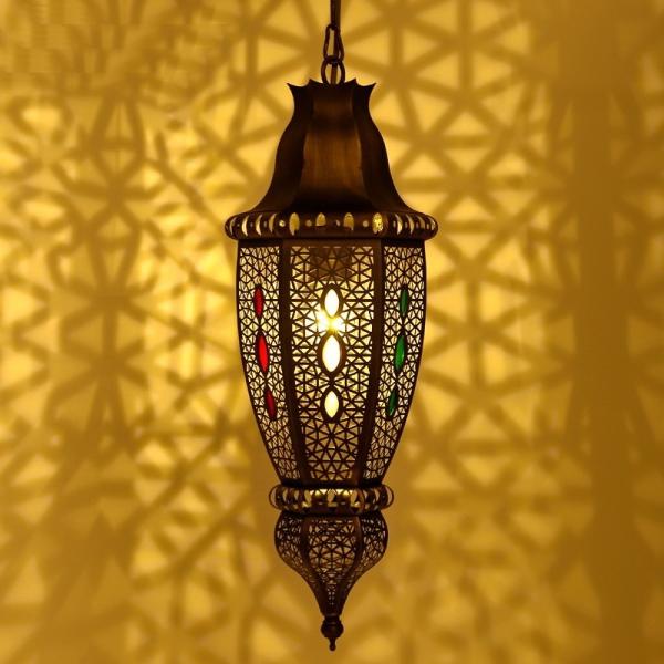 Quality Moroccan Style Vintage Lantern Chandelier with Six Lights, 24.5