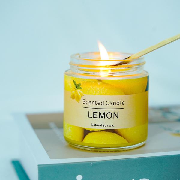 Quality Non Toxic Glass Jar Scented Candle Tearless Smokeless Candle Wax Glass Jar Candles for sale