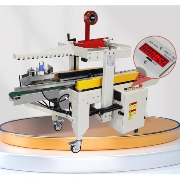 Quality 1830x670x1230mm Automatic Carton Box Sealing and Labeling Machine for Easy for sale