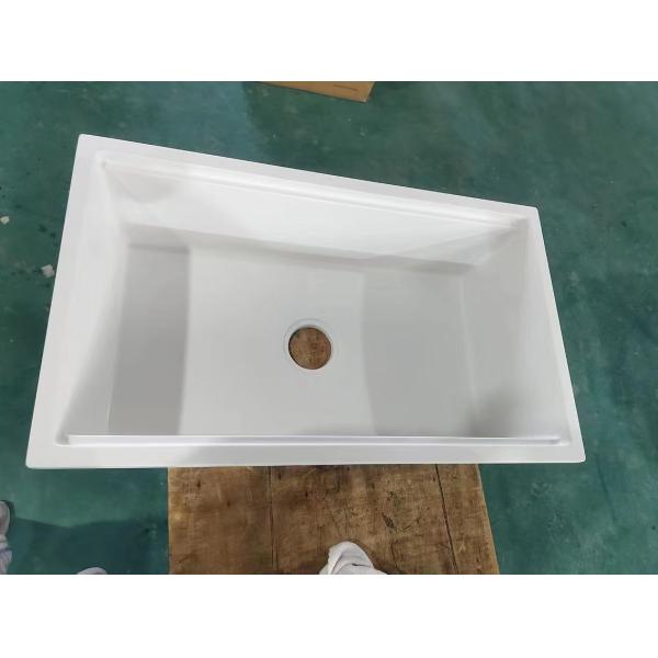 Quality Rear Or Center Drain Placement Quartz Stone Kitchen Sink No Faucet Included Accessories Faucet for sale