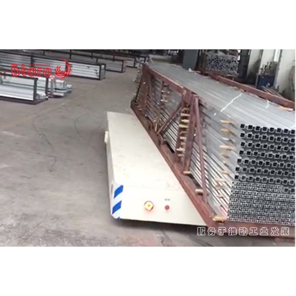 Quality 0-20ton Automated Guided Carts Lithium Battery Powered Warehouse Trolley for sale