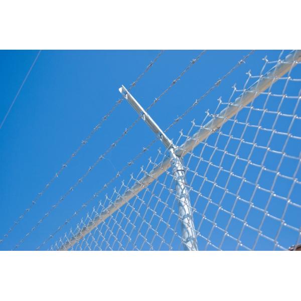 Quality Rustproof 11 Gauge 6 Ft Galvanized Chain Link Fence For Garden for sale