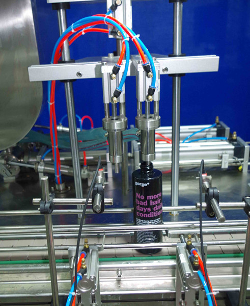 Quality Automatic 100-1000ml 2 Heads Shampoo Bottle Filling Machine for sale
