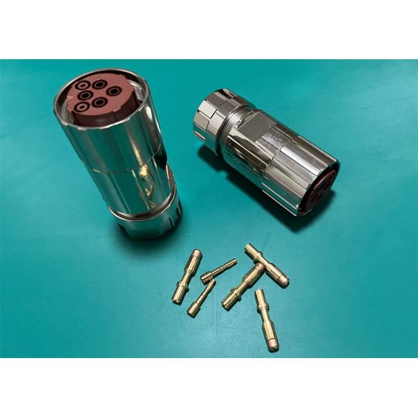 Quality Circular M40 Power Connector 6 Pin Servo Encoder Female Crimp Wire Plug for sale