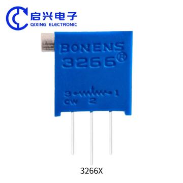 Quality 3266P Metal Glass Glaze Precision Multiturn Potentiometer 10K Adjustable for sale