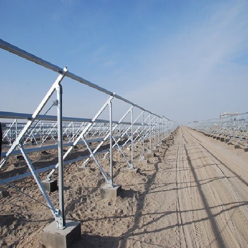 Quality Boyue Carbon Steel Aluminum Alloy Ground Solar Mounting Brackets for sale