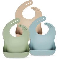 Quality Factory Direct Wholesale Food Grade Silicone Baby Bibs | Waterproof Infant for sale