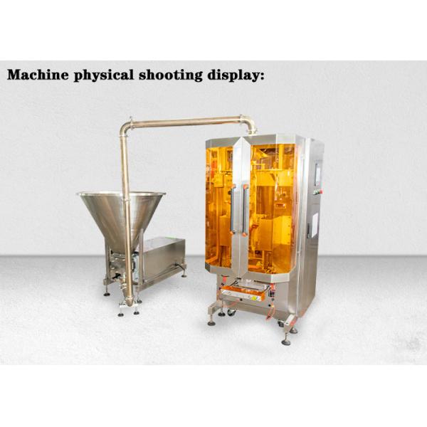 Quality Viscous Sauce Automatic Liquid Packing Machine Touch Screen 0.6Mpa 650kg for sale