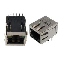 Quality Shielded Gigabit ehternet RJ45 PCB Connector with Transformer RJ45 Network socket for sale