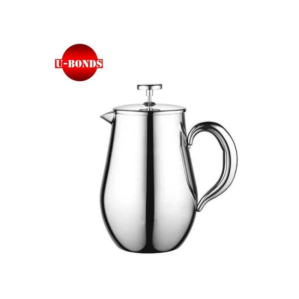 Quality U-Bonds Ss304 8 Cup 1 Liter 34 Oz Coffee French Press Pot For Home Office 0.8mm French Coffee Pot for sale