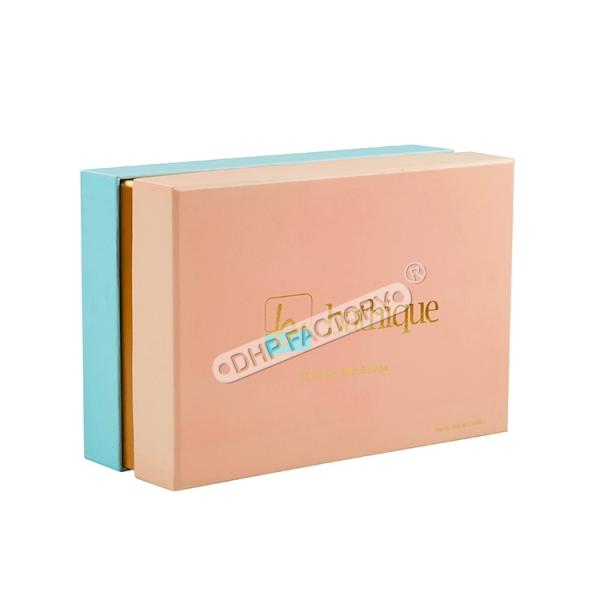 Quality Lid And Base Paper Gift Box With Embossed Logo For Retail Display for sale
