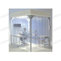 Quality CE Class 1000 Prefabricated Soft Wall Cleanroom , ISO 6 12ft Mobile Clean Room for sale