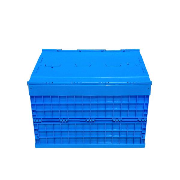 Quality Attached Lids Larger Volume Plastic Collapsible Tote Boxes Stronger and for sale
