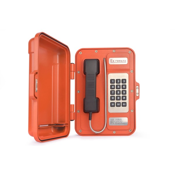 Quality Yuantong IP67 Aluminium Alloy 30W Amplifier Industrial Explosion Proof Telephone for Hazardous Areas for sale