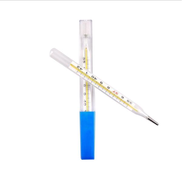 Quality Axillary Household Digital Thermometer 42c , 32c Medical Mercury Glass for sale