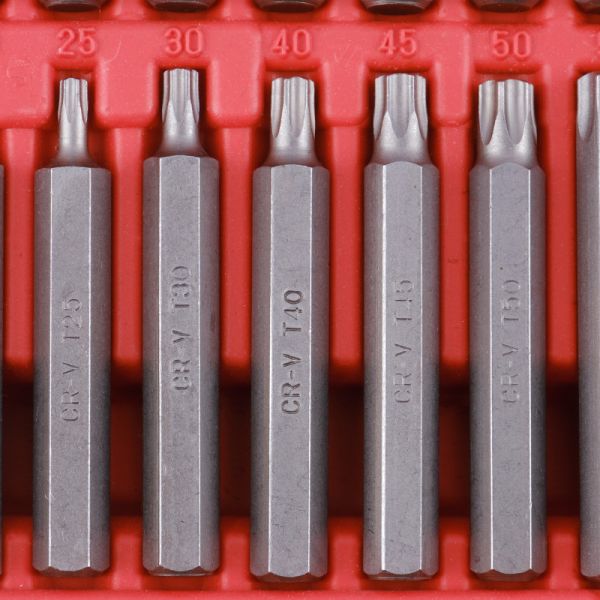 Quality Customized Logo Alloy Steel CRV Material 54pcs Plastic Box Bits Set for High for sale