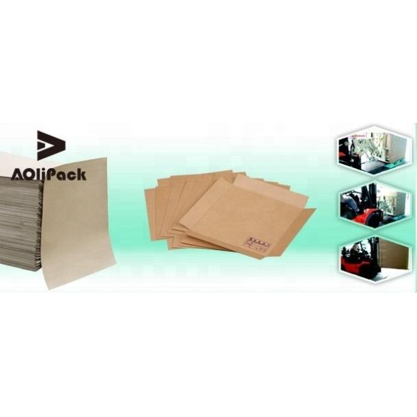 Quality Heavy Load Pallet Liner Paper Slip Sheet 1mm 600kgs for sale