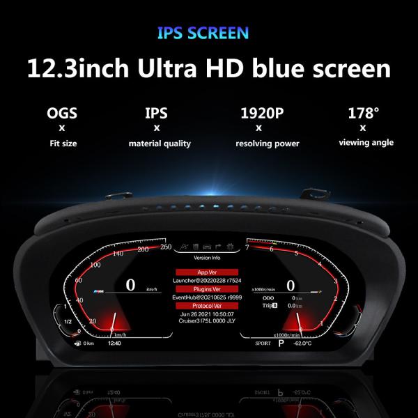 Quality Viknav For BMW 5Series E60 E61 E63 E64 (2004-2009) 12.3 inch Digital Dashboard for sale