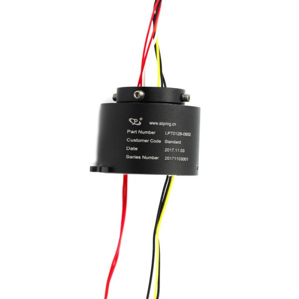Quality High Speed Through Hole Slip Ring 6 Circuits 12mm Hole for sale