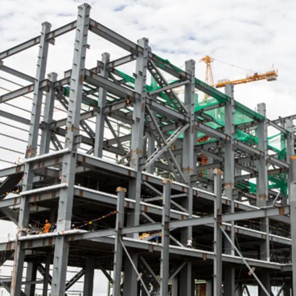Quality Anti Earthquake Metal Frame Workshop Prefabricated Factory Building Thermal for sale