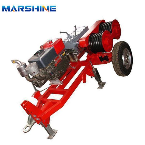 Quality Heavy Duty Electric Wire Rope Dual-Bullwheel Capstan Winch For Cable Pulling for sale