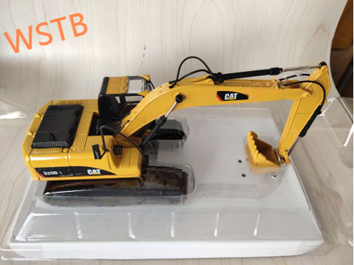 Quality Diecast Excavator Parts Model Metal Scale Black & Yellow Model Excavator 1/50 Made for sale