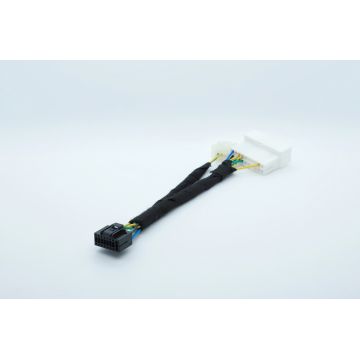 Quality 16P Power Input Line Black PCB Molded Car Wiring Harness Standard USB for sale