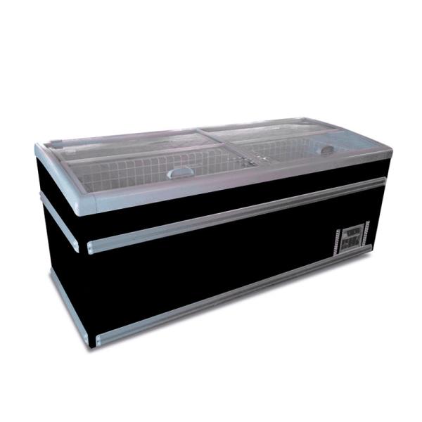 Quality Chest Freezer Automatic Defrosting Refrigeration Equipment Supermarket Island for sale