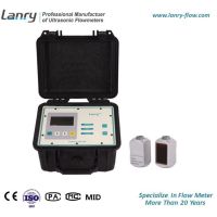 Quality Portable Doppler Ultrasonic Flow Meter With Data Logger Function for sale