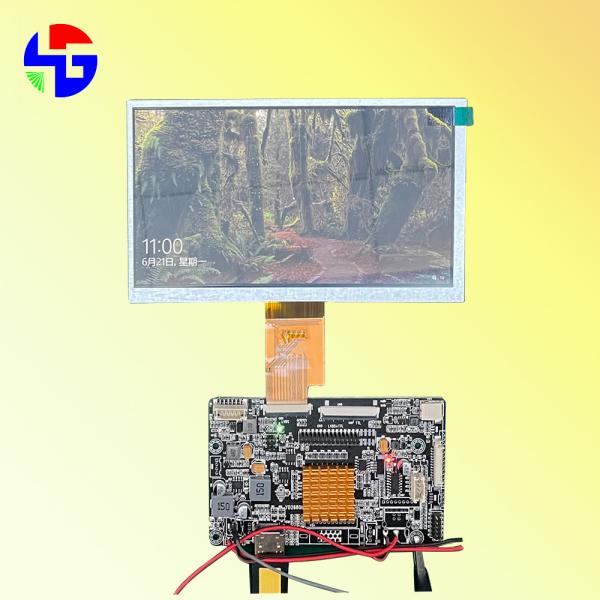 Quality 7.0 Inch LVDS Interface Smart TFT Display 40PIN 1024x600 for sale
