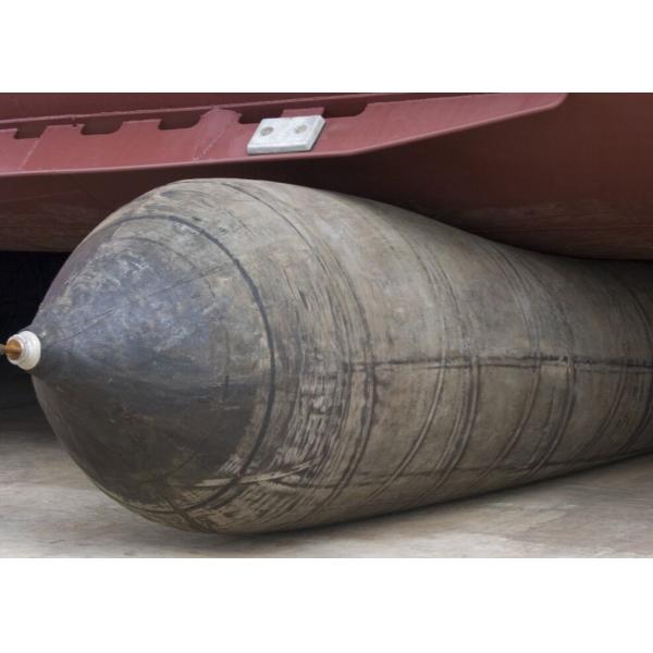 Quality Safety Ship Launching Black Rubber Inflatable Marine Airbags 3-24m for sale