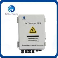Quality Flame Resistance 4 String Solar Combiner Box PV Array Plastic DC 1000V for sale